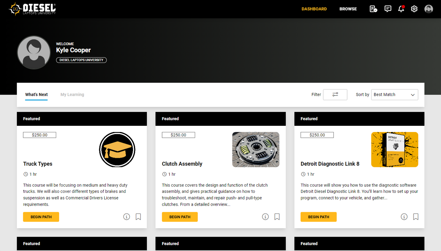 Online Training (DLU) — Diesel Training